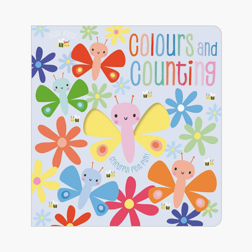 Busy Bees Colours and Counting Sensory Book – Little Giggles Co.