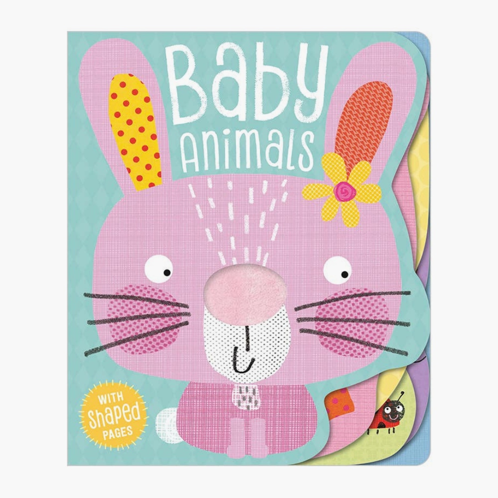 Baby Animals Board Book with Shaped Pages – Little Giggles Co.