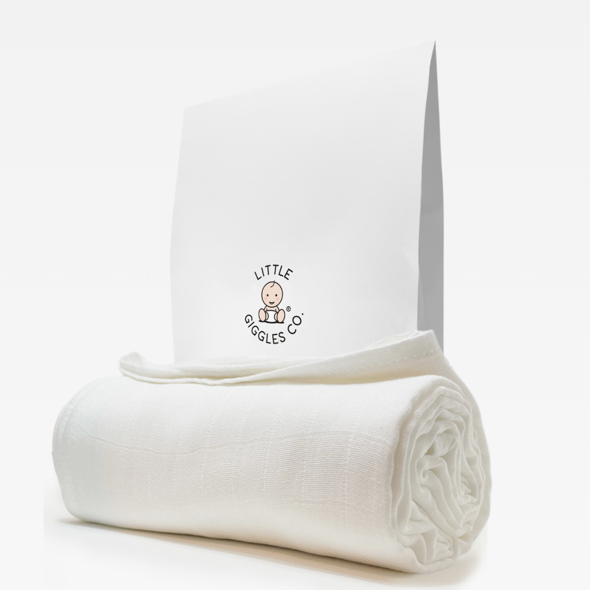 Premium Super Soft Bamboo Muslin (White) – Little Giggles Co.
